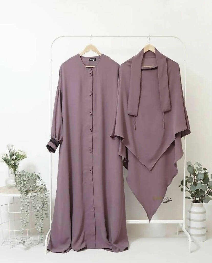 French Khimar Two Pc Set
